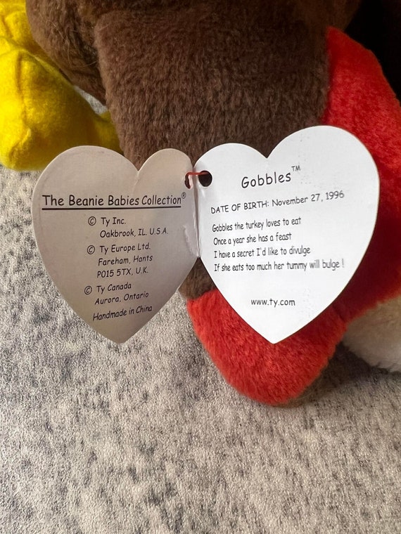 Beanie baby value gobbles store