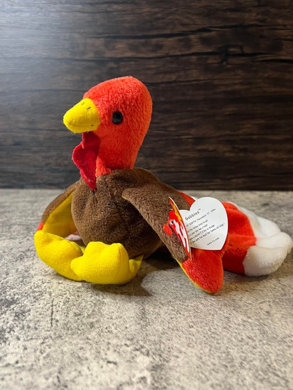 Gobbles beanie baby 1996 value store