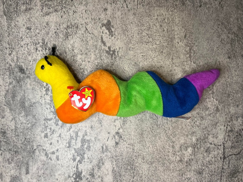 TY Beanie Babies | Inch the Inchworm | 1995 Tag Errors, Mint, Retired ...
