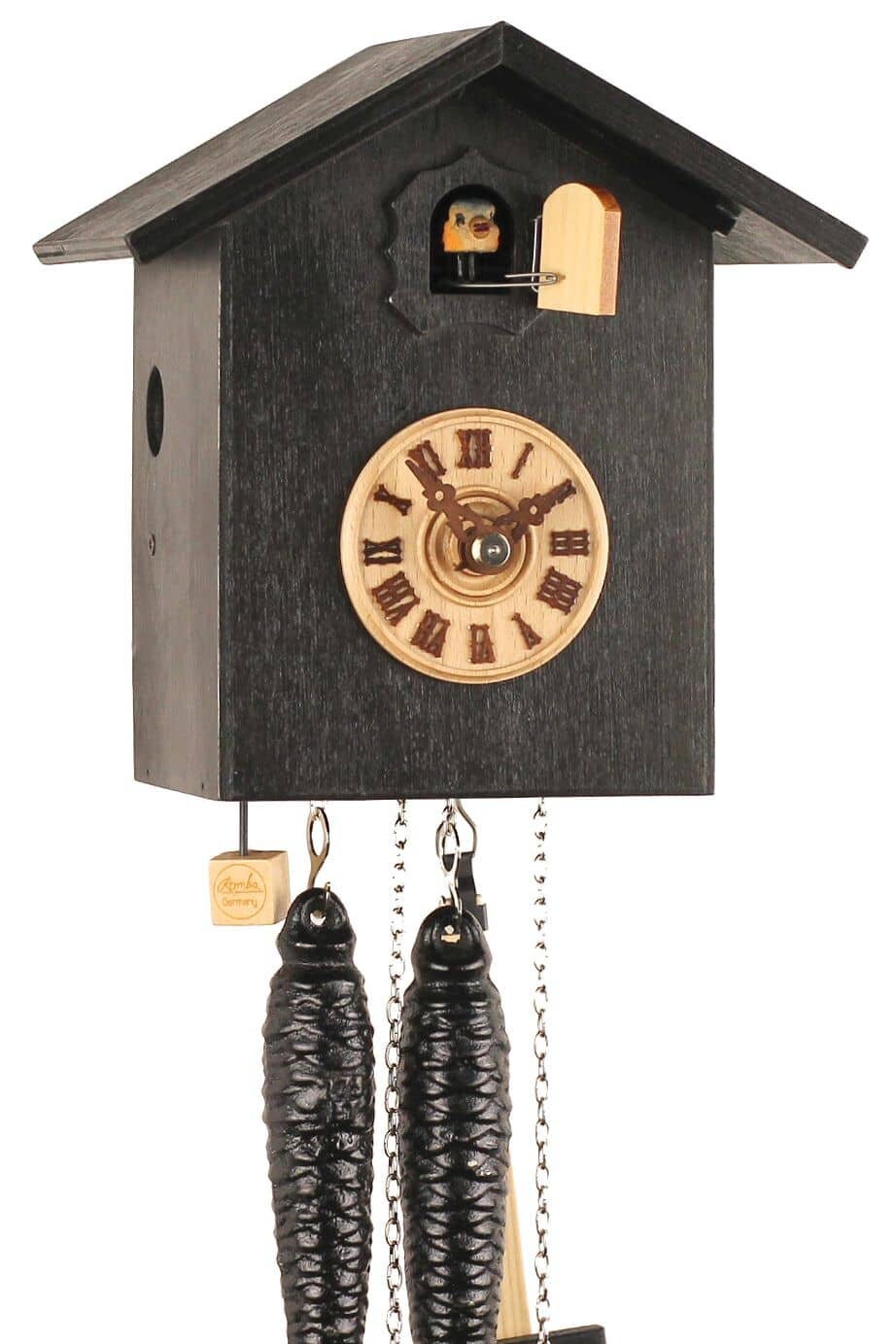 Rustic Black Forest Cuckoo Clock, Handmade Cuckoo Clock With Clock Hands, German Cuckoo Clock ...