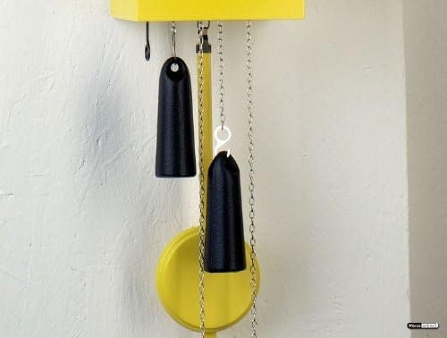 Rectangle Yellow Cuckoo Clock, Modern Cuckoo Clock, Handmade Cuckoo ...