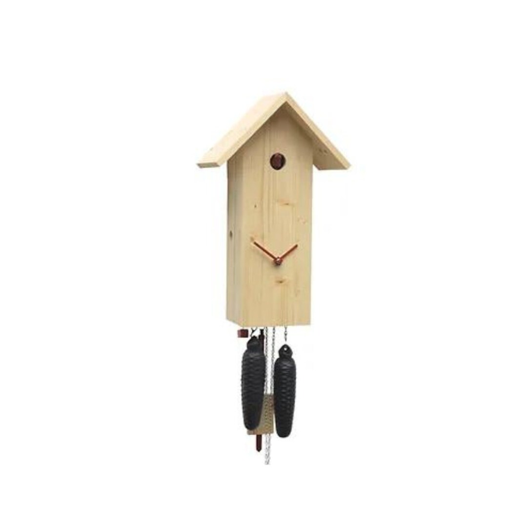 Natural Wood Cuckoo Clock, Modern Cuckoo Clock, Handmade Cuckoo Clock ...