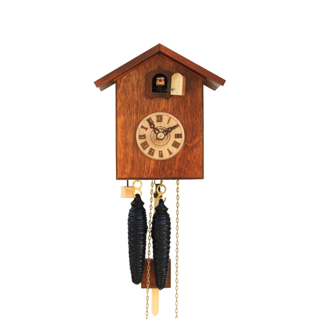Rustic Black Forest Cuckoo Clock, Handmade Cuckoo Clock With Clock Hands, German Cuckoo Clock ...