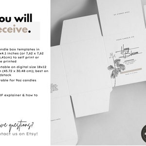 9 Personalized Candle Box Templates | Candle Gift Box | Custom ...