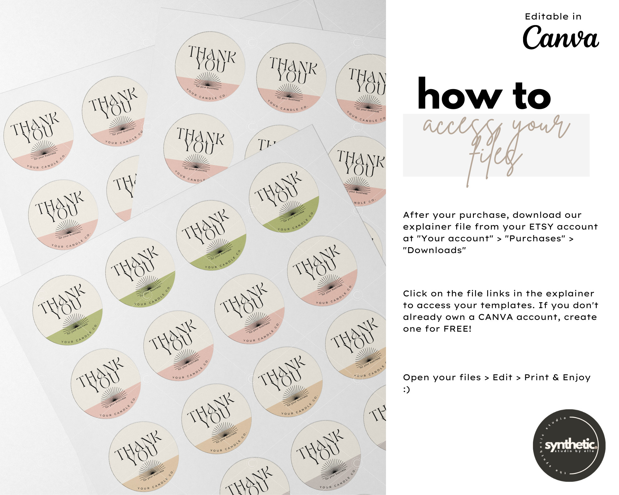 Custom Packaging | Editable Branding Kit, Branding Package, Modern ...