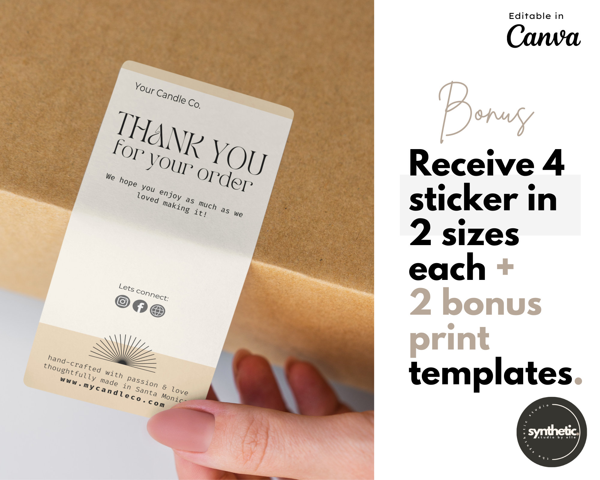 Editable Packaging Label Template | Rectangle Box Label, Printable ...