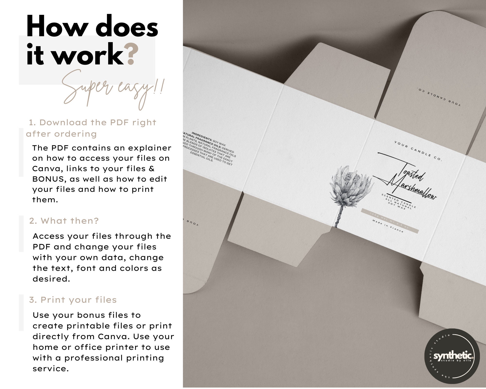 9 Personalized Candle Box Templates | Candle Gift Box | Custom ...