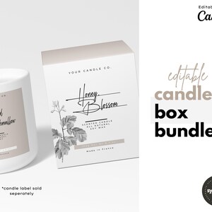 9 Personalized Candle Box Templates | Candle Gift Box | Custom ...