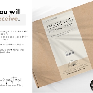 Editable Packaging Label Template | Rectangle Box Label, Printable ...