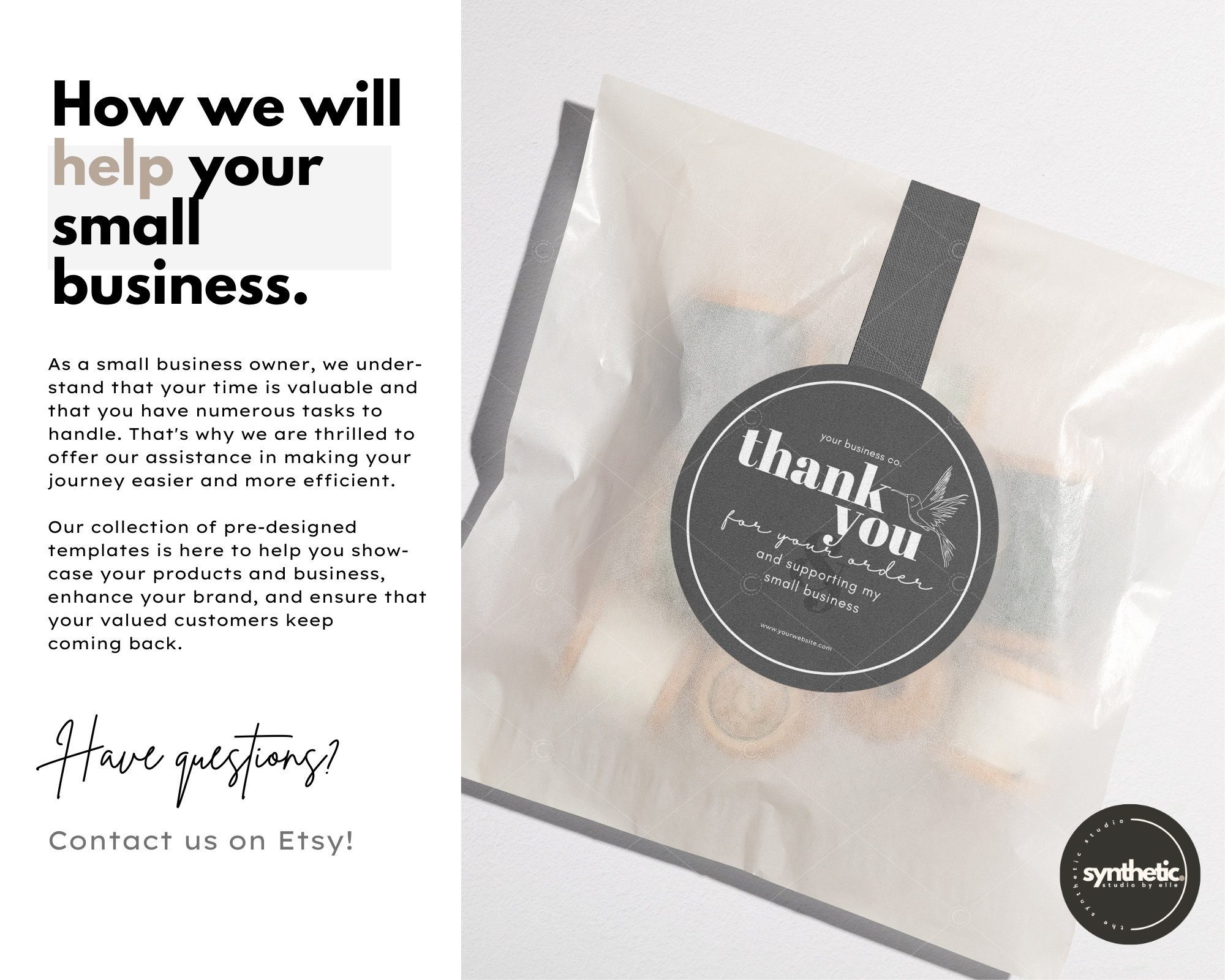 Editable Thank You Sticker Template > Round Label > Printable Template ...