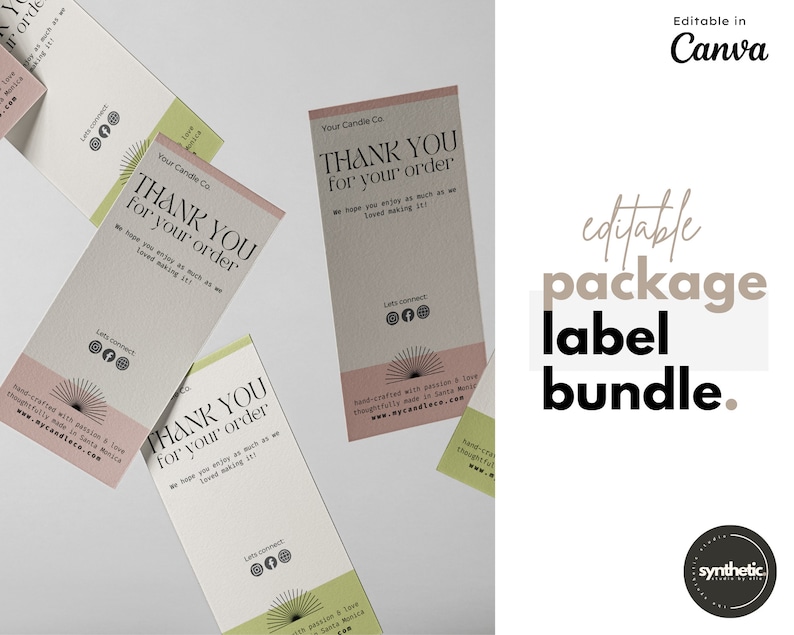 Editable Packaging Label Template | Rectangle Box Label, Printable ...