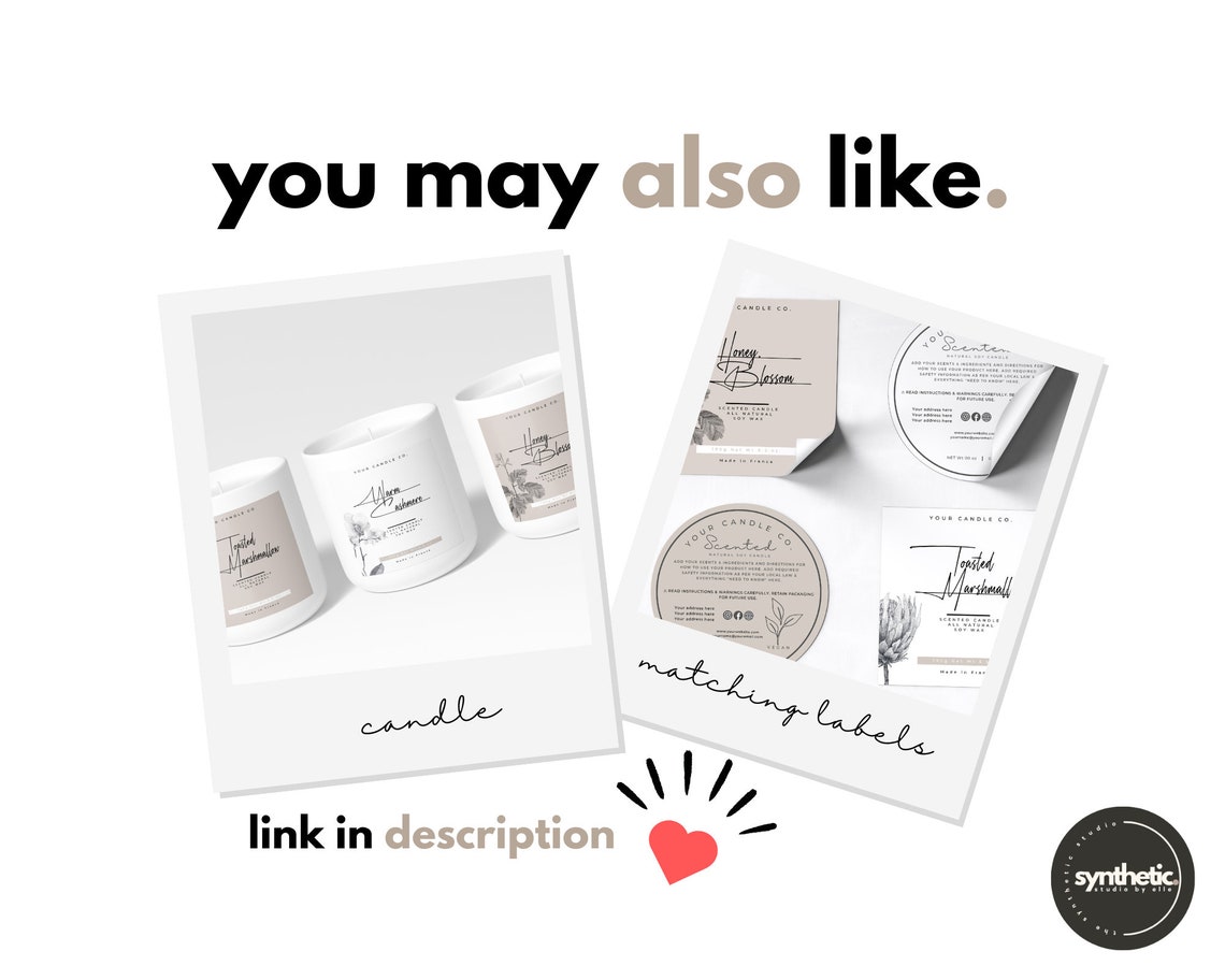 9 Personalized Candle Box Templates | Candle Gift Box | Custom ...