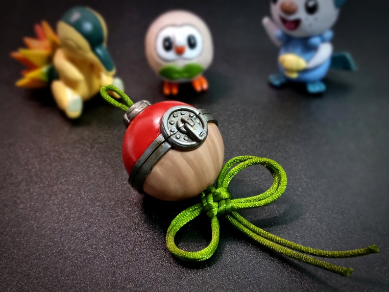 Arceus Pokeball, Hisuan Accessory, Handmade Pokemon, Handcrafted ...