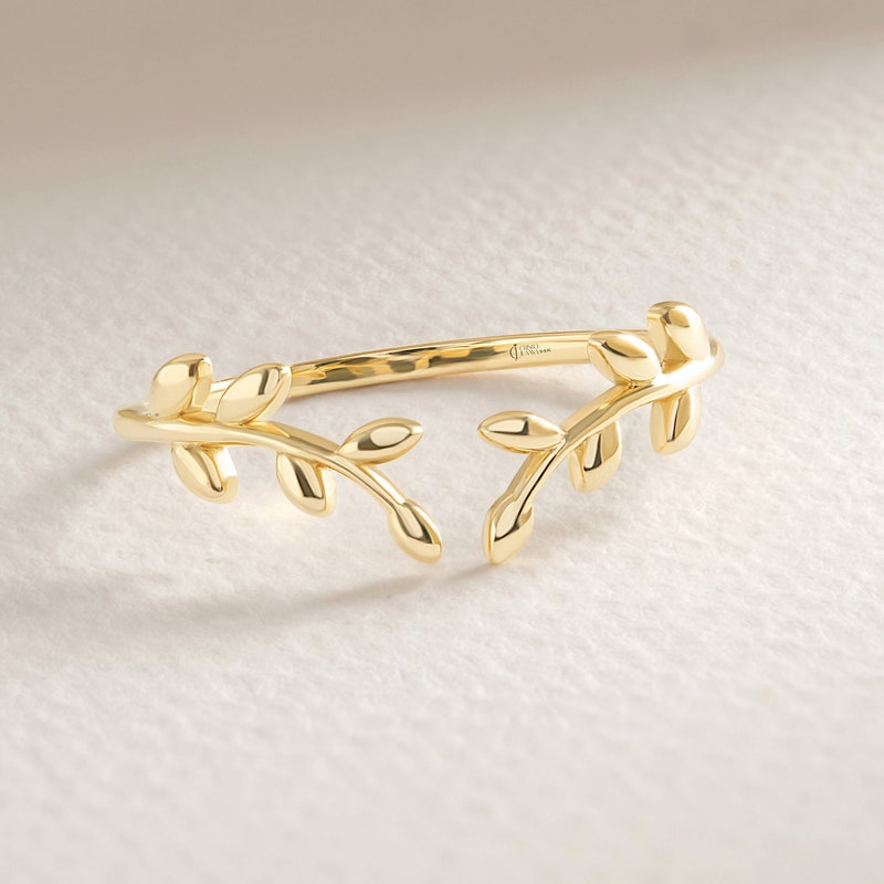 Gold Branch Ring - Etsy