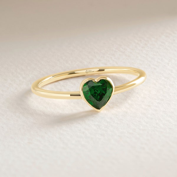 Heart Shaped Ring - Etsy