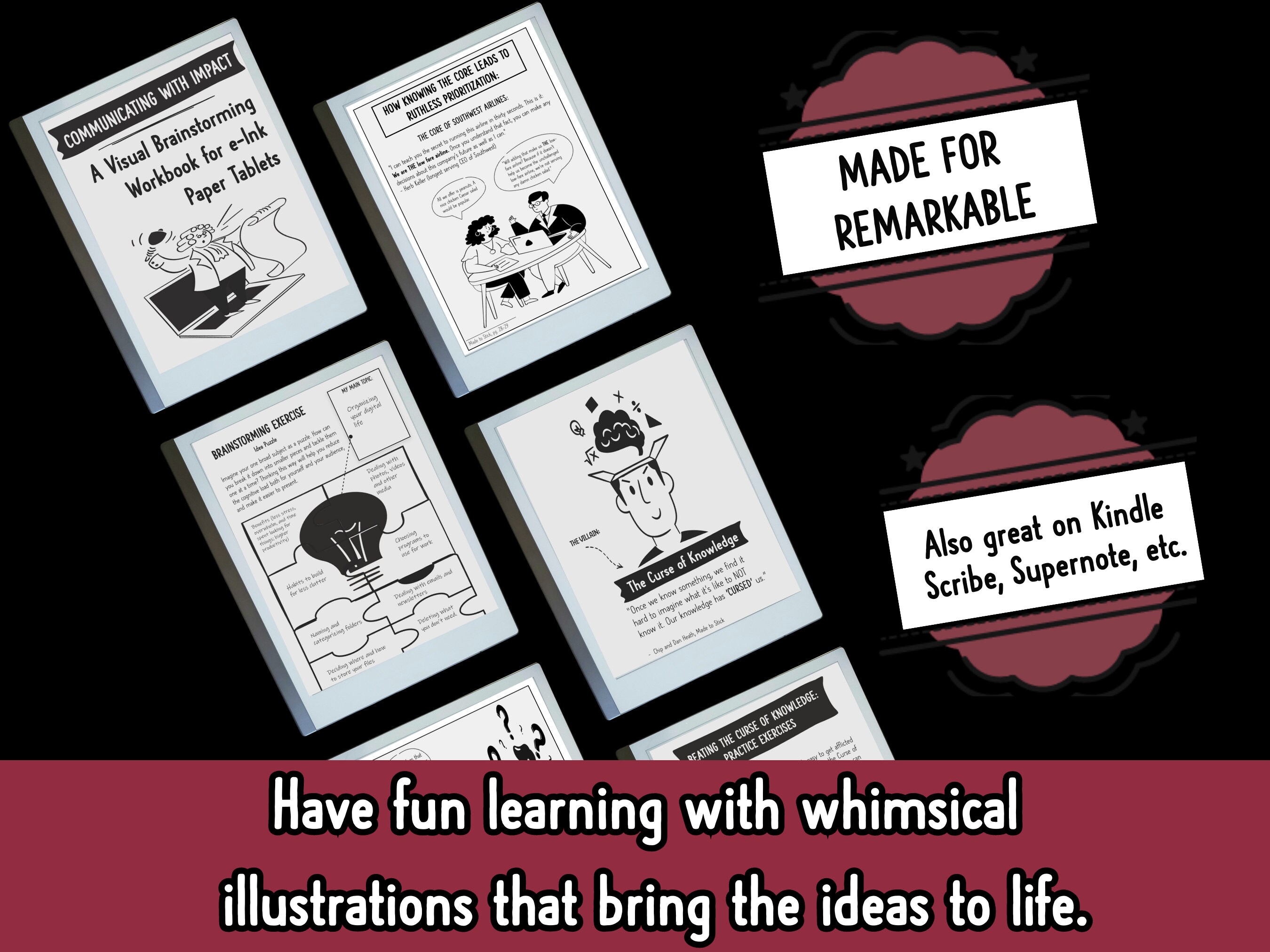 Remarkable Templates Brainstorming for Remarkable, Creative Thinking Exercises, Remarkable ...