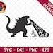 Kaiju Fire Breath Stick Family SVG Bundle | Svg Eps Dxf Png Format ...