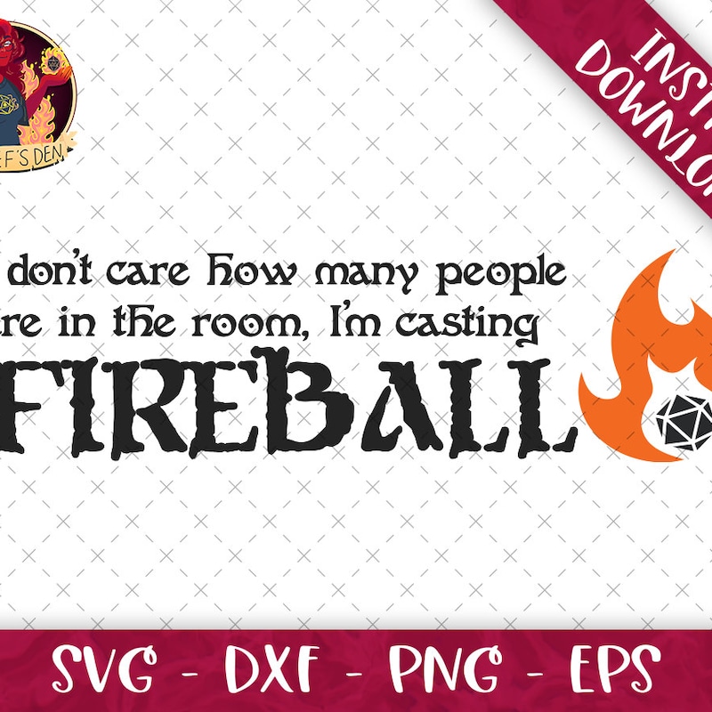 Dnd Svg Fireball - Etsy