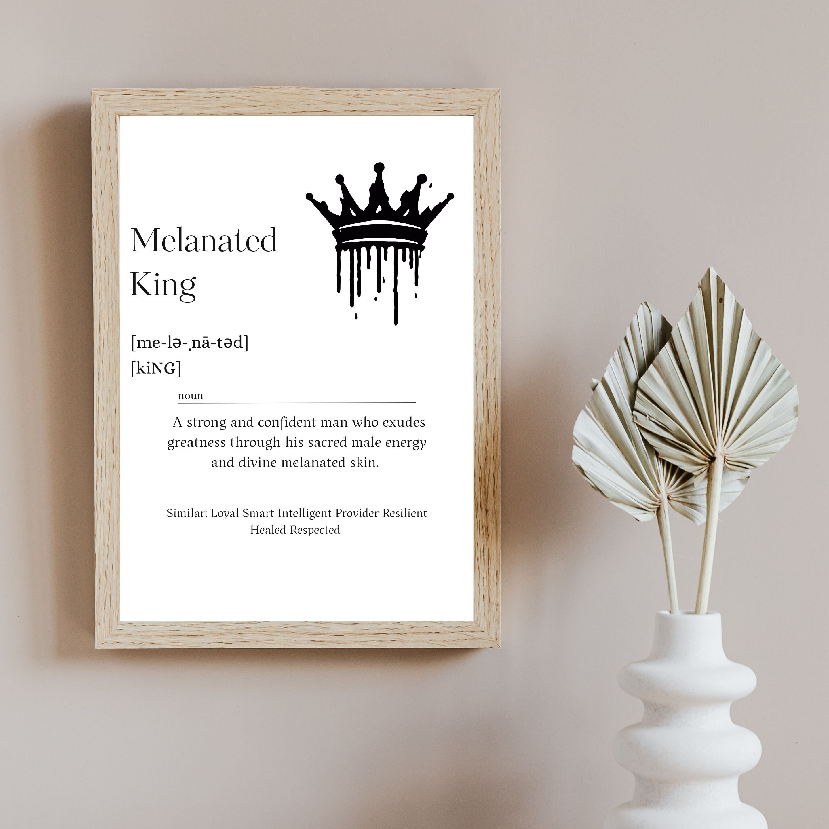 Black Man Definition Black Man Art Black Art Daily - Etsy