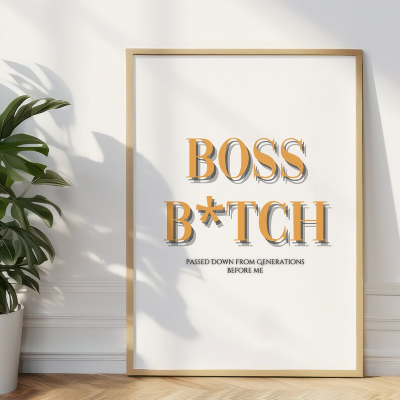 Boss Bitch | Black Art | Black Culture Art | Black Empowerment | Boss ...