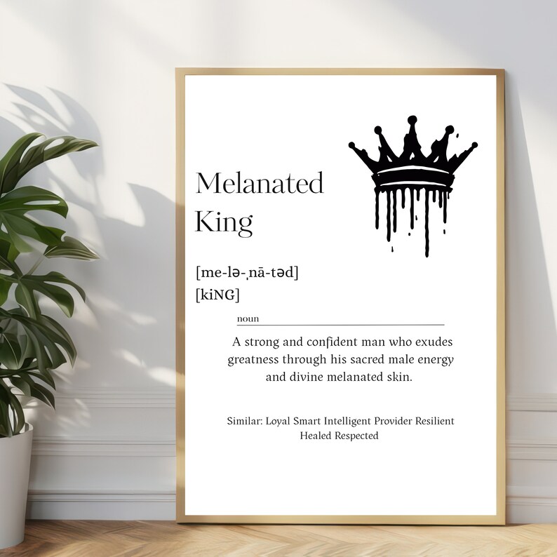 Black Man Definition, Black Man Art, Black Art, Daily Affirmations ...