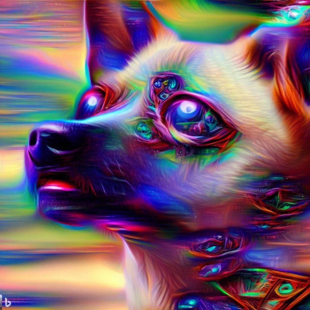 Alien Deepdream Doge - Etsy