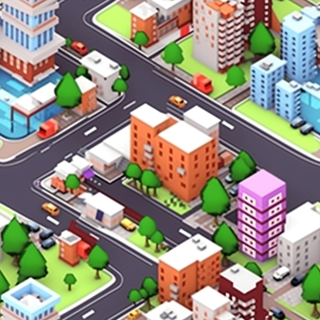 Pixel Town - Etsy
