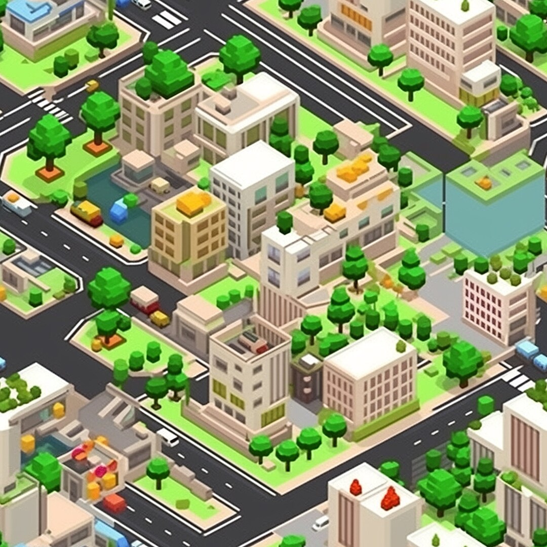 Pixel Town Two - Etsy
