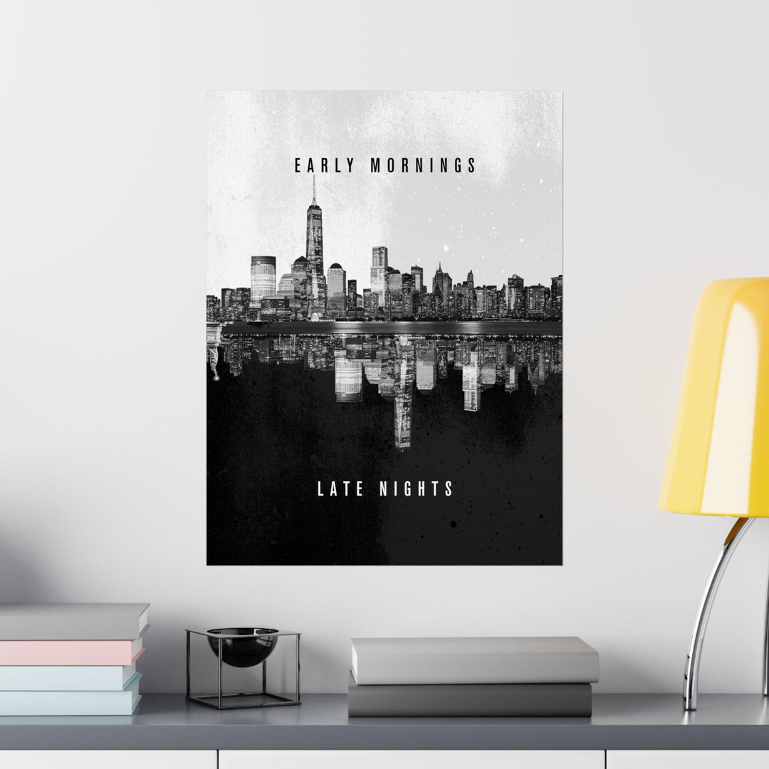 Urban Reflections Poster, Inspiring Wall Art for Home, Office Decor ...
