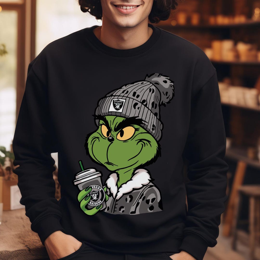 Grinch-inspired Fleece Sweatshirt for Cozy Holidays, Perfect for ...