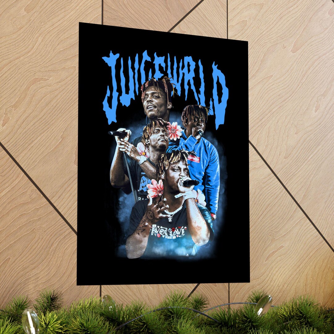 Juice WRLD Matte Vertical Poster, Hip Hop Wall Art, Room Decor ...