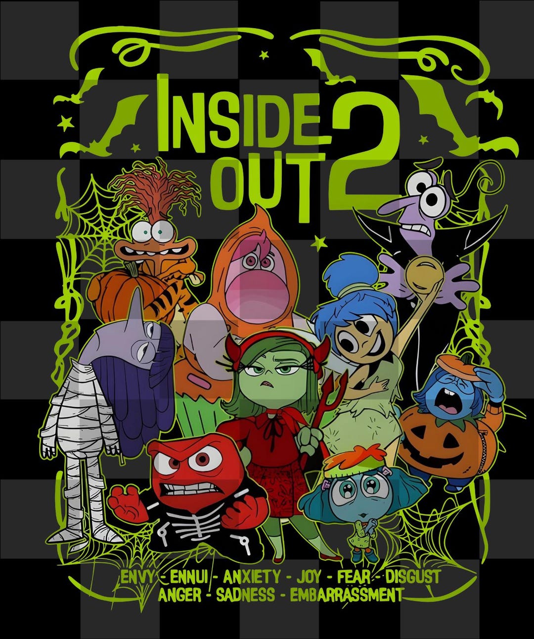 Inside Out 2 Halloween Costume Shirt, PNG Digital Download, Pixar Movie ...
