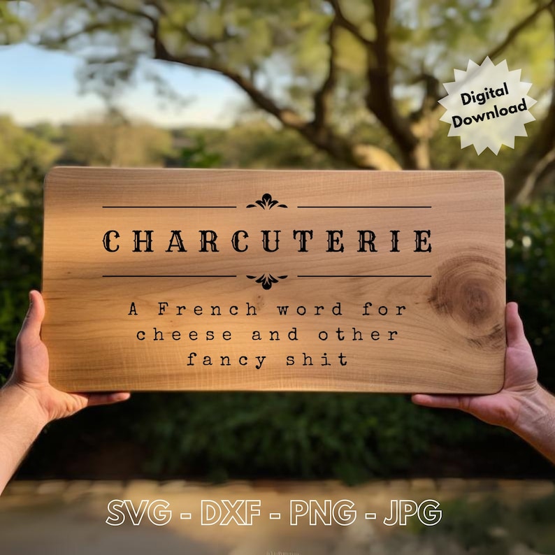 Funny Charcuterie Board SVG: Cheese & Sayings (digital Download) - Etsy