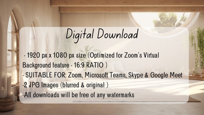 Yoga Studio Zoom Background, Meditation Background, Zen, Zoom ...