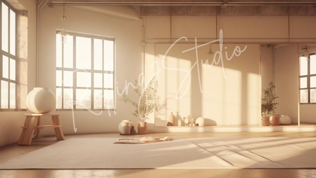 Yoga Studio Zoom Background, Meditation Background, Zen, Zoom ...