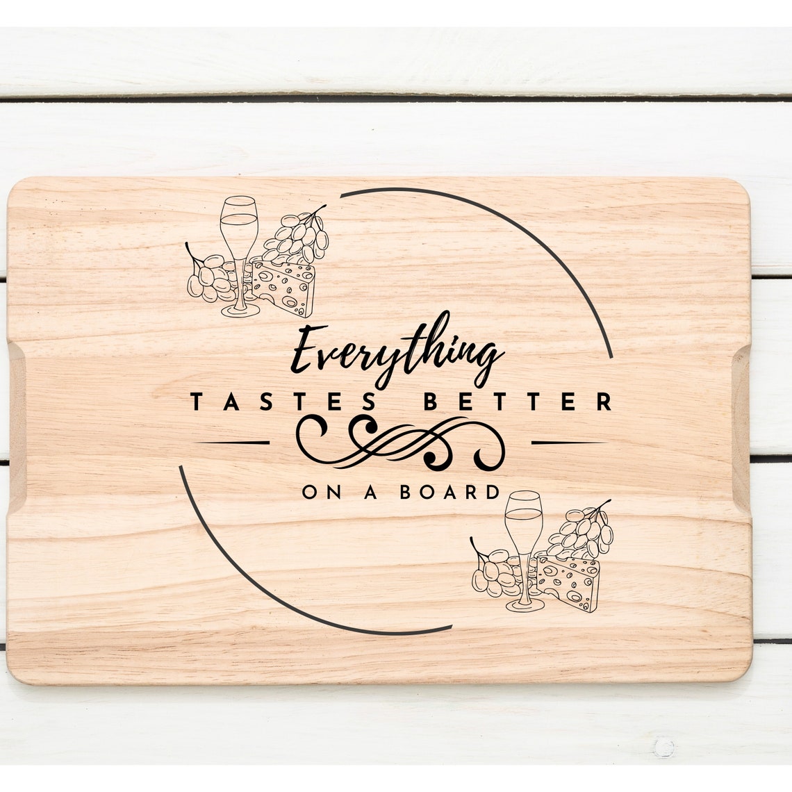 Everything Tastes Better on a Board Svg Charcuterie Sign - Etsy