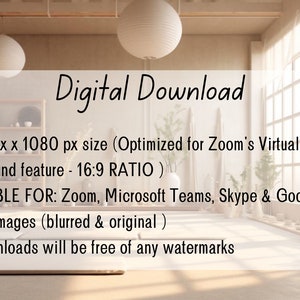 Yoga Studio Zoom Background, Meditation Background, Zen, Zoom ...