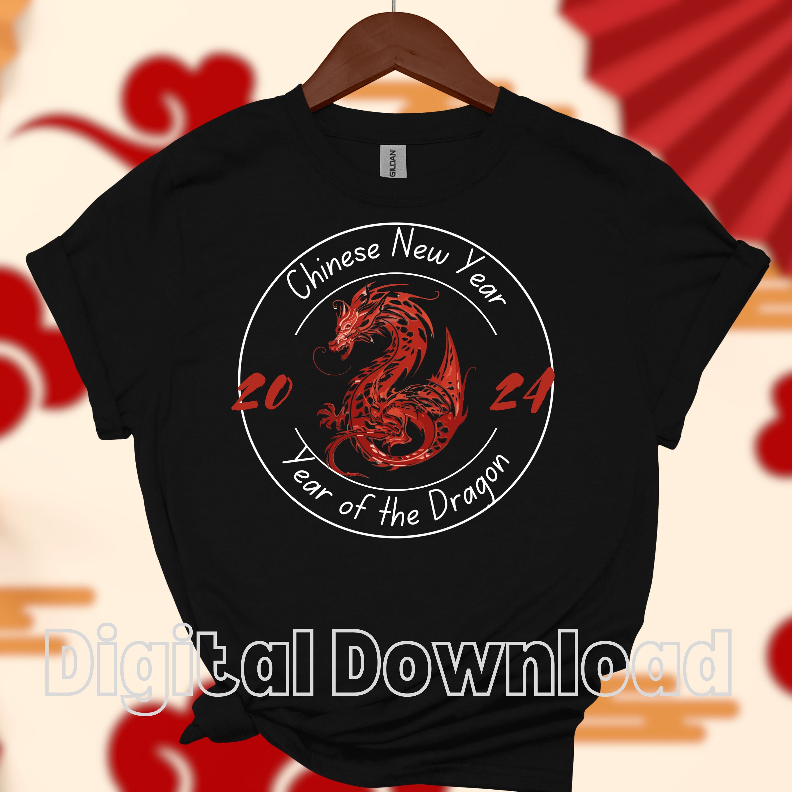 Chinese New Year Svg, 2024 Dragon SVG, Chinese New Year, Feng Shui ...
