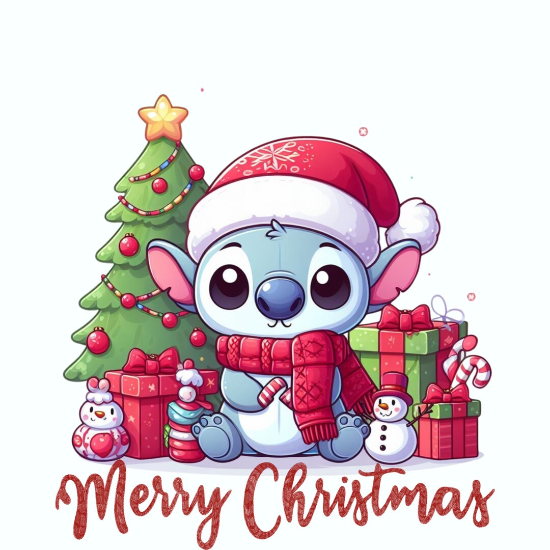 Merry Christmas Png, Stich Png, Santa Hat, Christmas Tree, Christmas ...