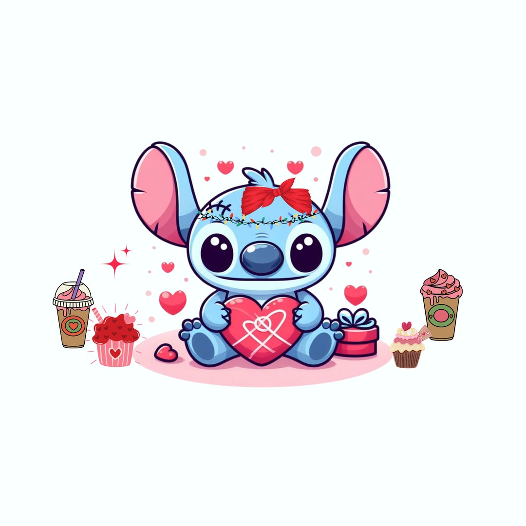 Stich de San Valentín Png, Feliz Día de San Valentín Png, Stich Love ...