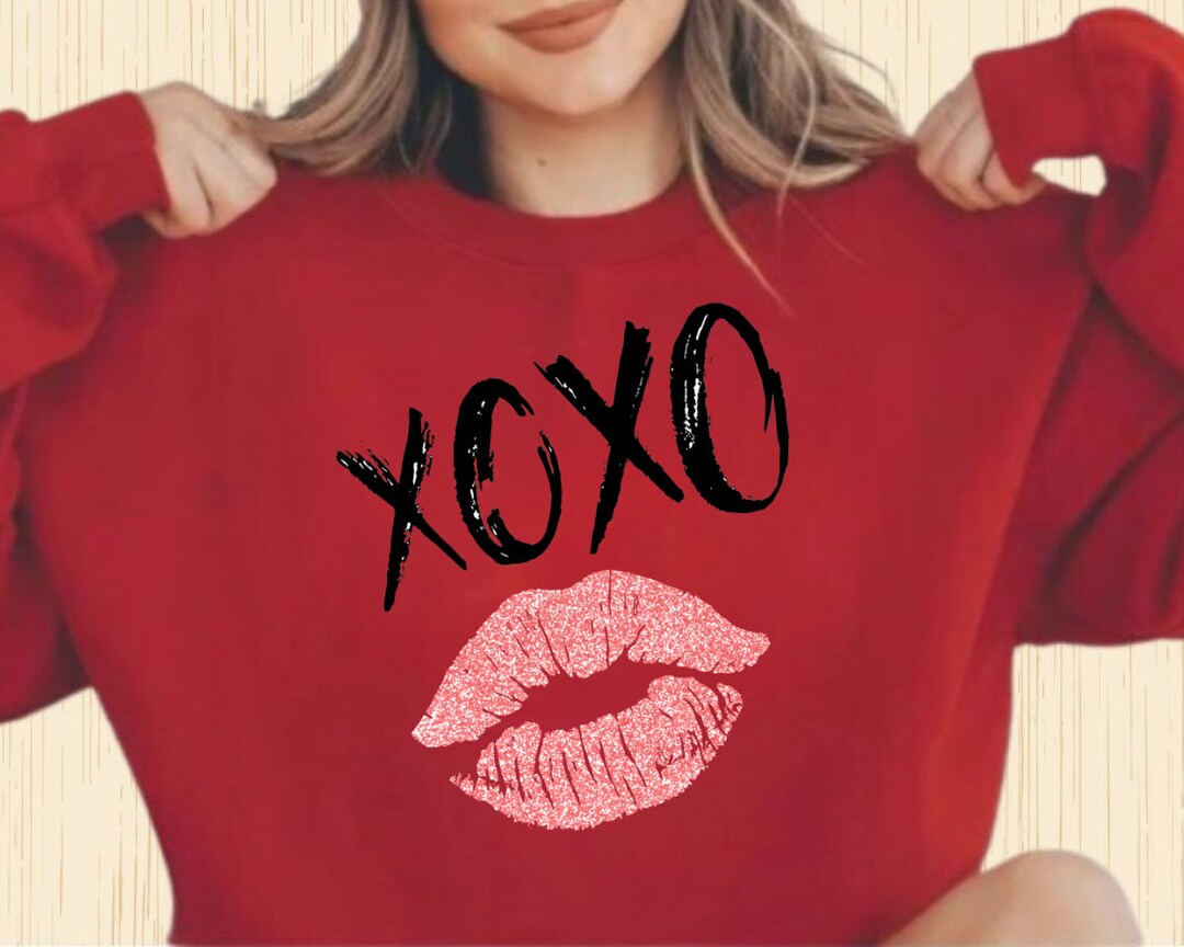 Valentines Xoxo Png, Retro Xoxo Png, Happy Valentines Day Png, Pink ...