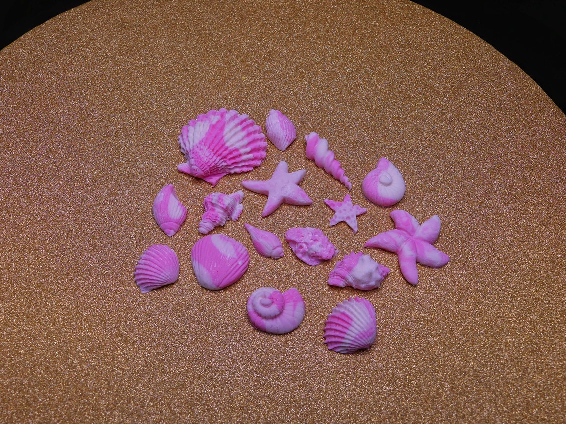 Fondant Seashells Little Mermaid Shells Under the Sea Cake - Etsy
