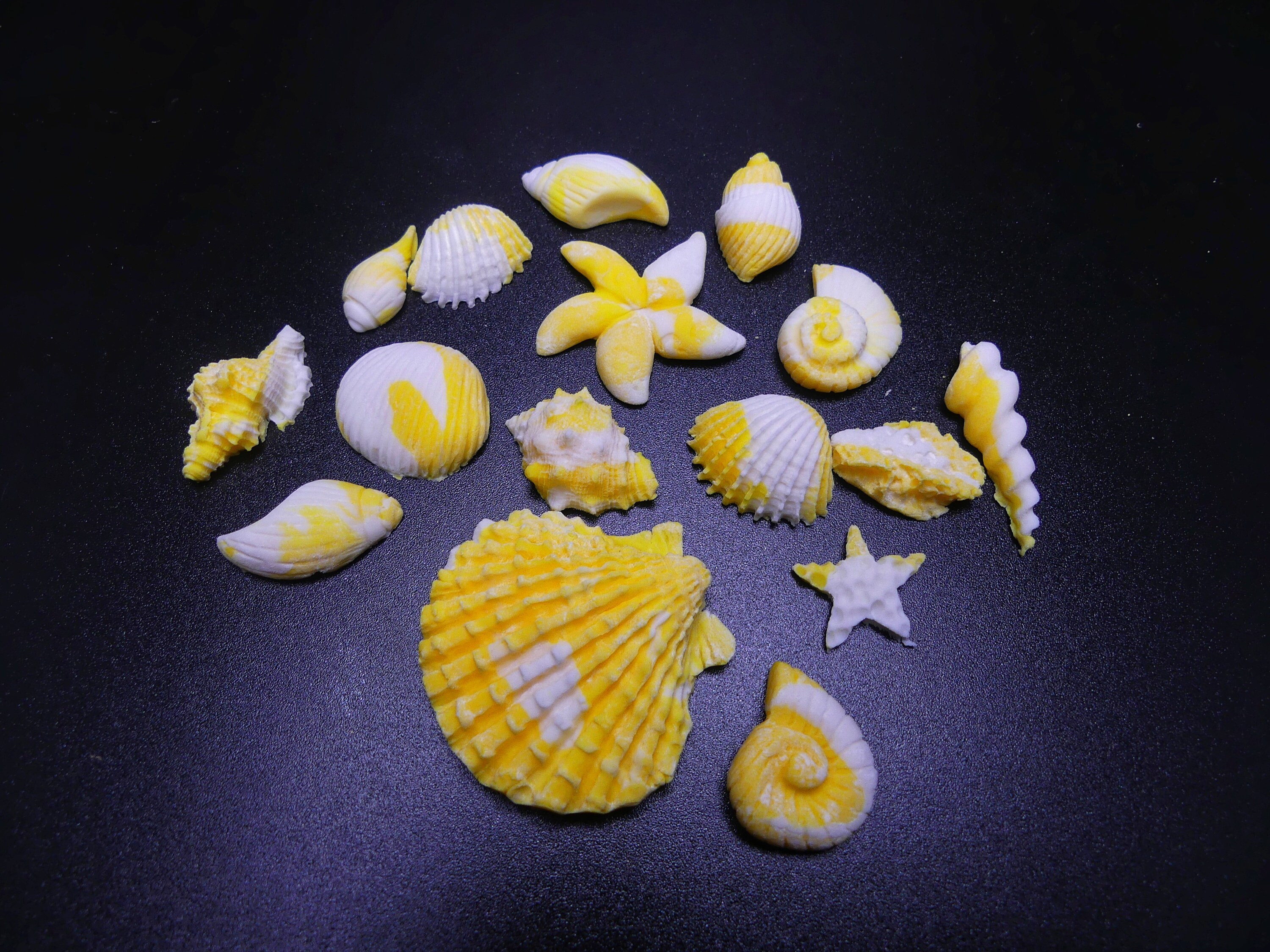 Fondant Seashells, Little Mermaid Shells, Under the Sea Cake Topper ...