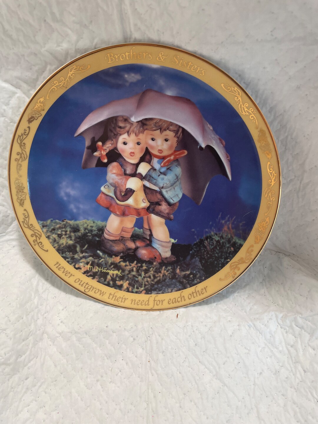 Rare Danbury Mint Limited Edition Collector Plate Brothers and Sisters ...