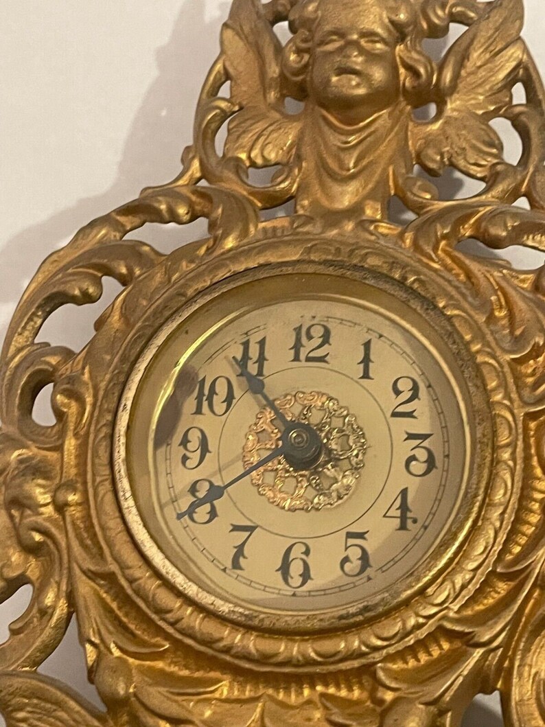 Antique Western Clock Co. Cast Iron Victorian Shelf Mantle - Etsy