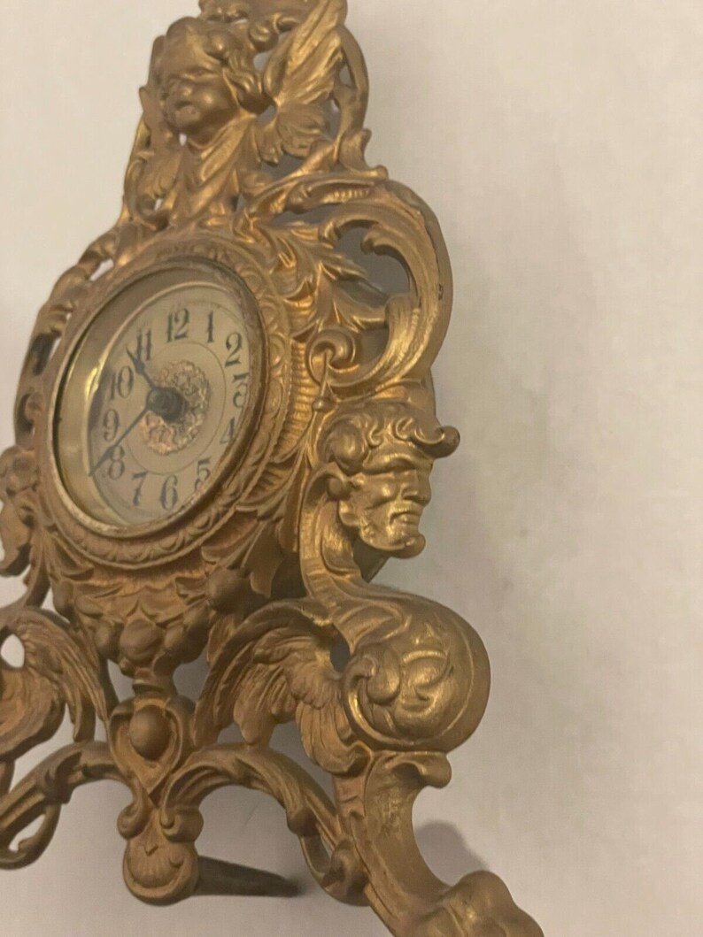 Antique Western Clock Co. Cast Iron Victorian Shelf Mantle - Etsy