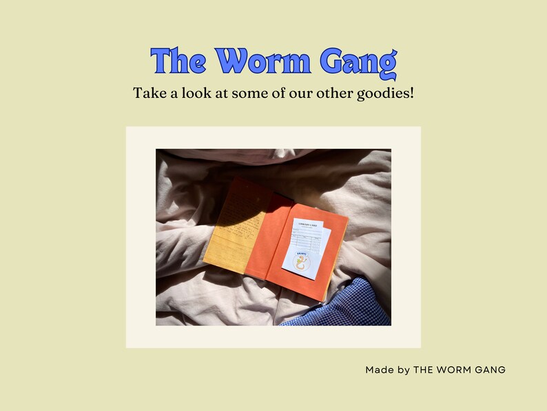 THE WORM GANG | Kids Reading Log | Printable | Book Tracker Template ...