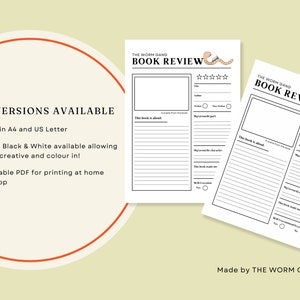THE WORM GANG | Kids Book Review | Printable Template | Kids Activity ...