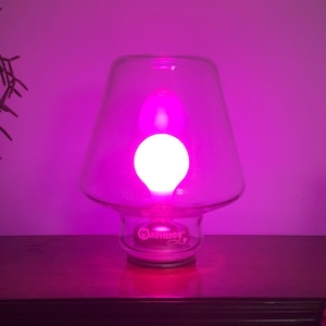 Mathmos Poplight 00s Colour Changing Clear Glass Lamp - Etsy