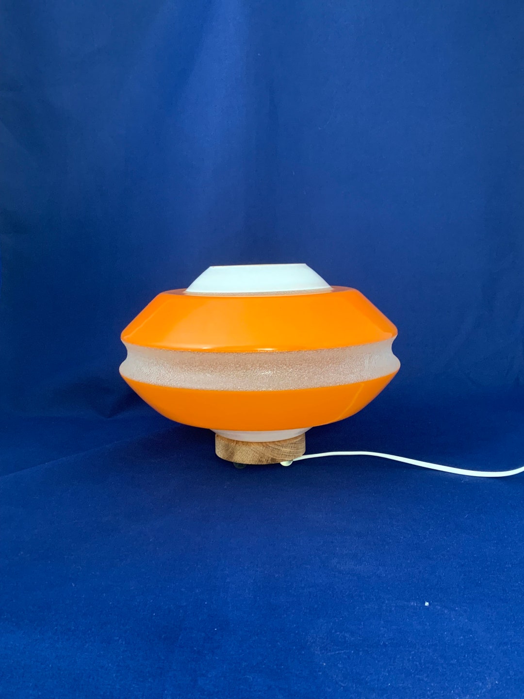 1960s Orange UFO Spaceship Converted / Upcycled Table Lamp - Etsy